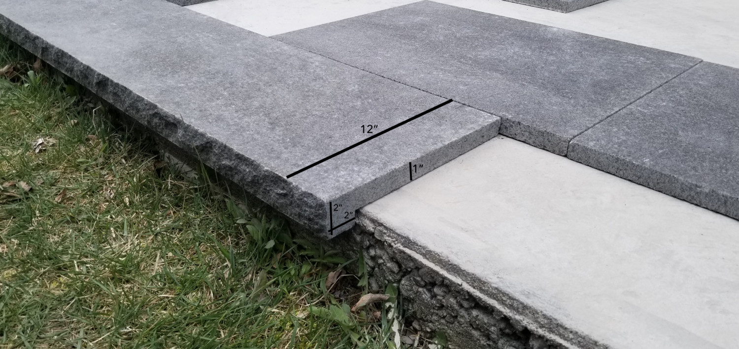 Rebated Treads - Oakville Stone