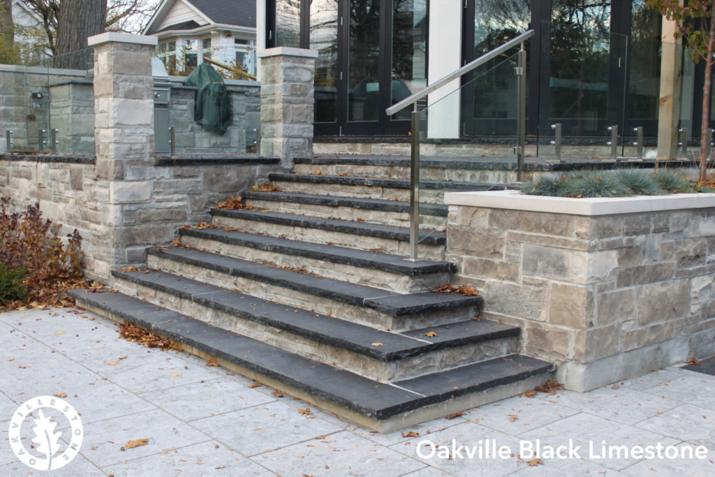 Black Limestone Wall